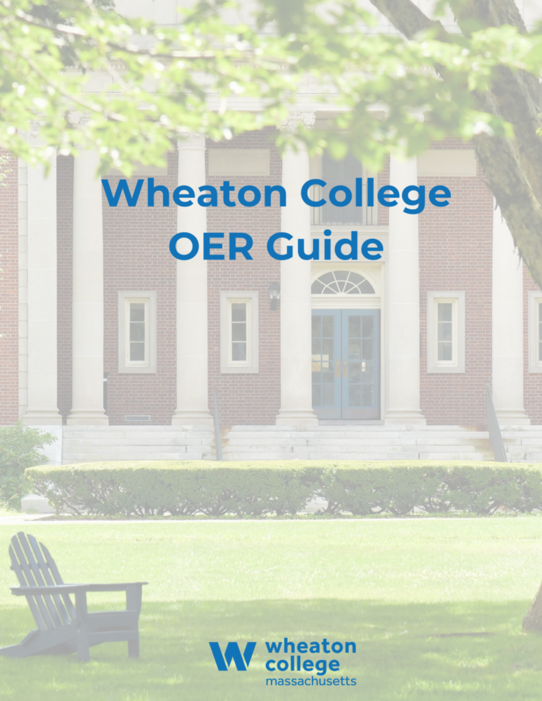 Wheaton College OER Guide – Simple Book Publishing